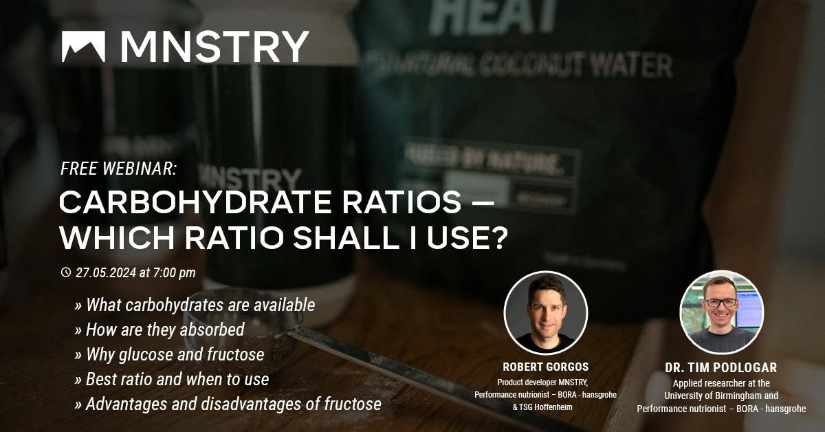 CARBOHYDRATE RATIOS – WHAT RATIO SHALL I USE? | MNSTRY Know-how